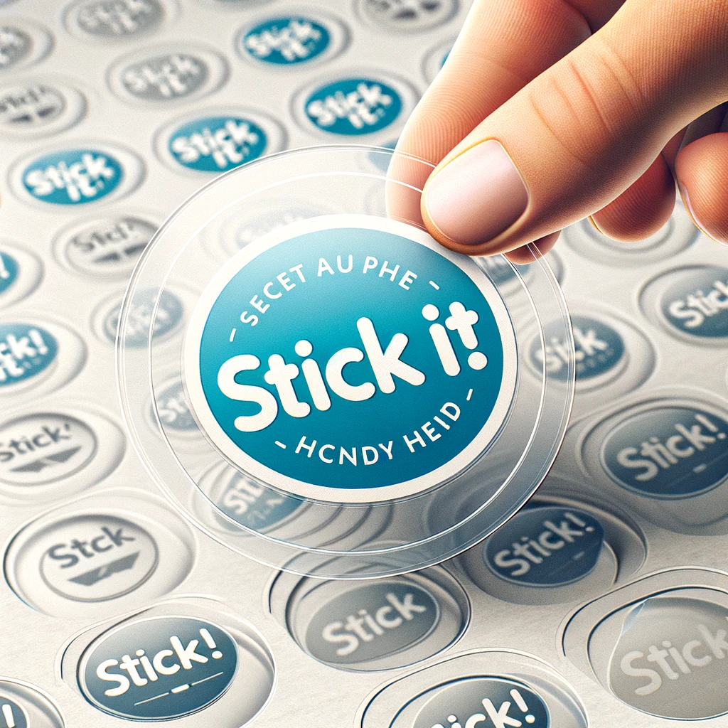 CLEAR STICKERS – Stick It!